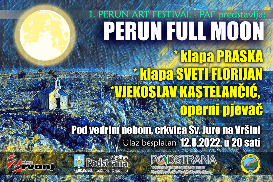 Perun full moon - Turistička zajednica Podstrana